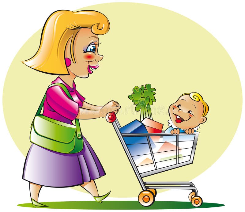 Blonde Mom Son Stock Illustrations 238 Blonde Mom Son Stock