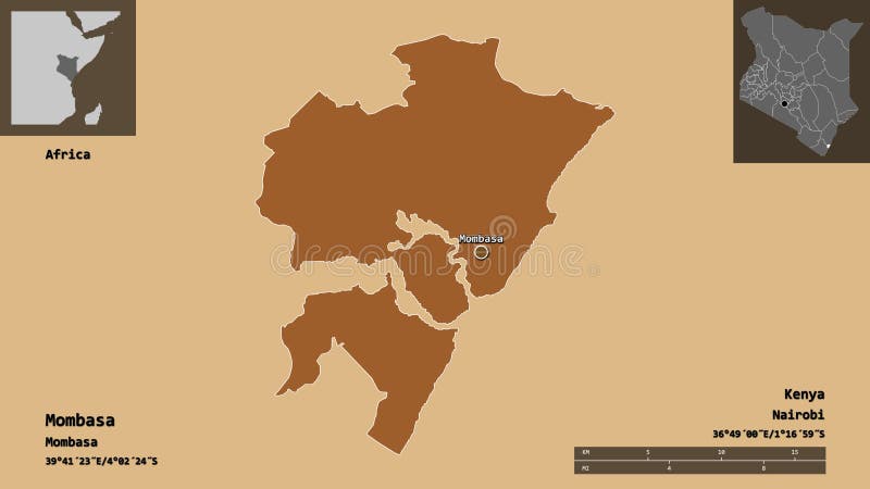 Mombasa, County of Kenya,. Previews. Pattern Stock Illustration ...