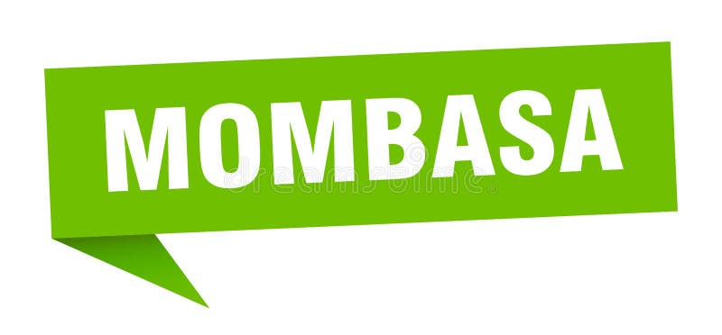 Mombasa Sticker. Mombasa Signpost Pointer Sign Stock Vector ...