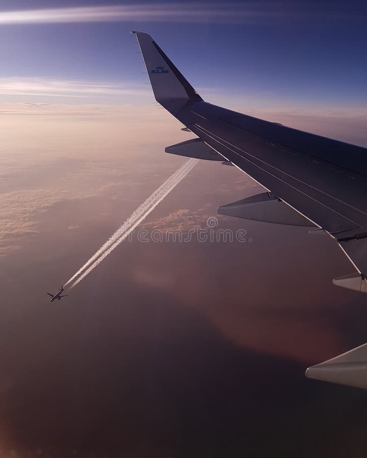 Moment Sky Photography Flight Wing Stock Photo - Image of moment ...