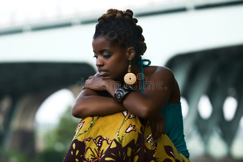 African American Woman stock photo. Image of braces, plus - 10665564
