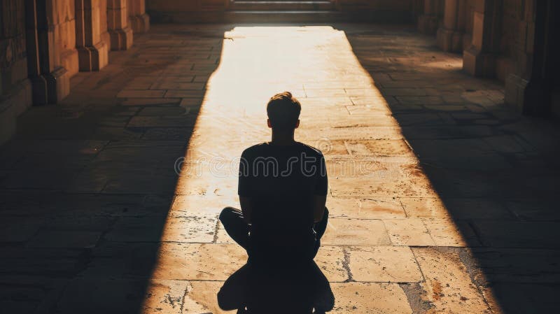 A Moment of Thoughtfulness Reflecting Deep Emotions and Self-reflection ...