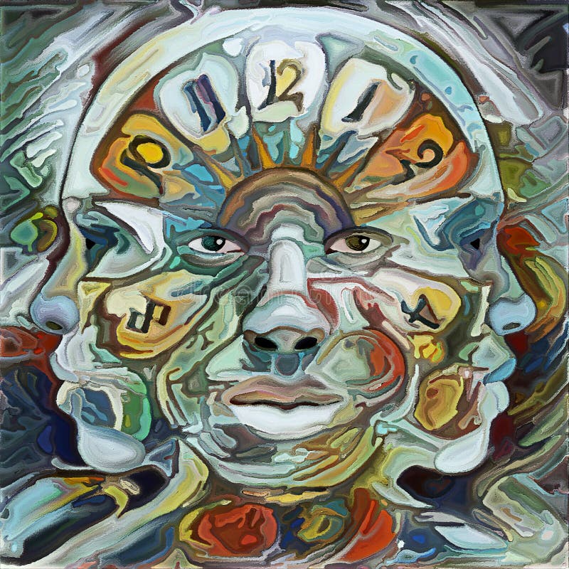 Moment of Time stock illustration. Illustration of palette - 248320059