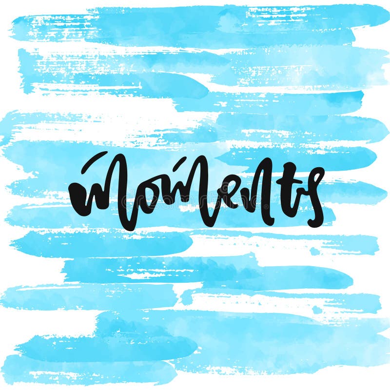 Momentos Que Ponen Letras a Vector Ilustración del Vector - Ilustración ...