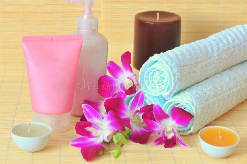 Moments of Relaxation - Spa Products Stock Photo - Image of healthy ...
