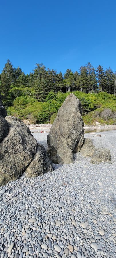Moments and Views of the Pacific Ocean from Ruby Beach Washington Stock ...