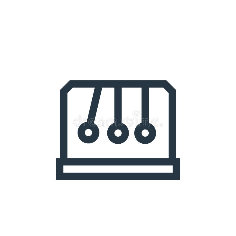 Momentum Icon Vector from Education Concept. Thin Line Illustration of ...