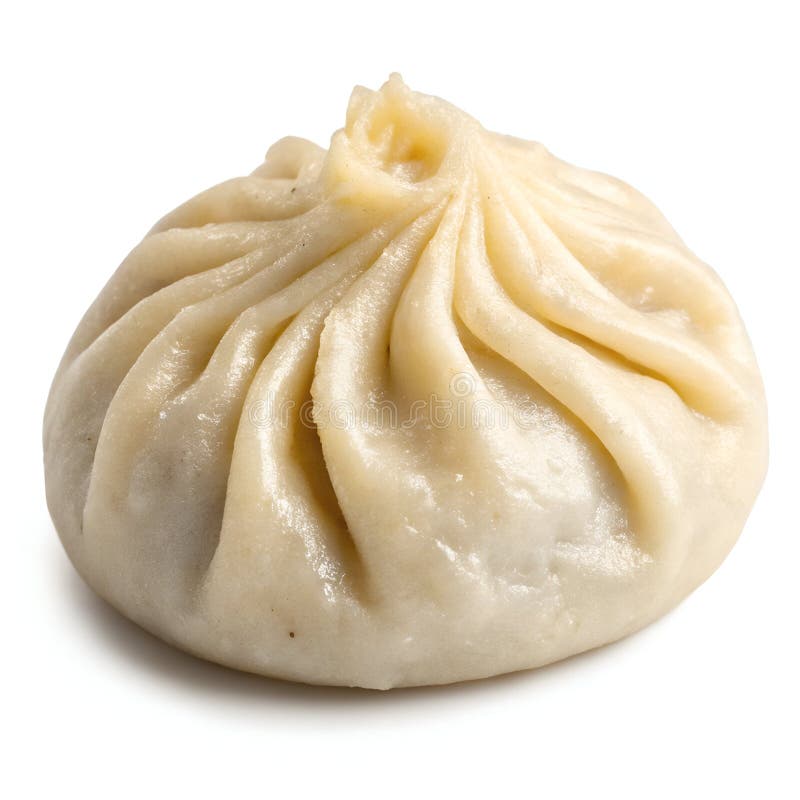 Momo Dumpling Side View Full Length Stock Illustration - Illustration ...