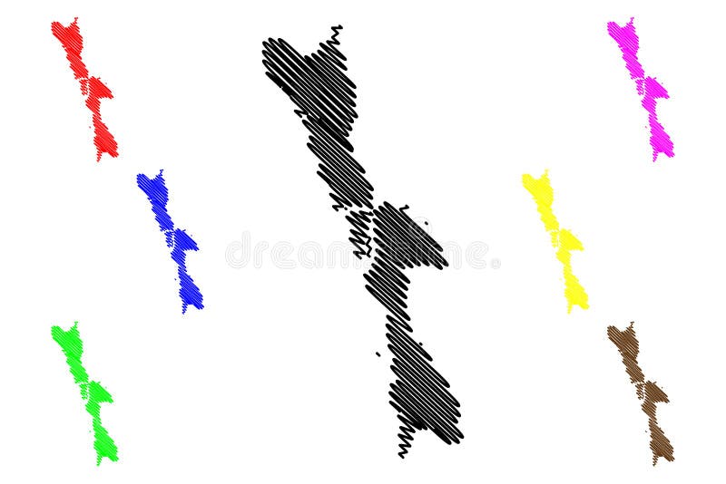 Mon State map vector stock vector. Illustration of abstract - 134784317