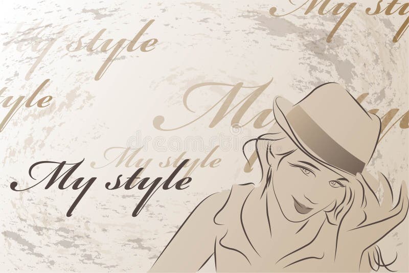 Mon type illustration de vecteur. Illustration du épaules - 55357466