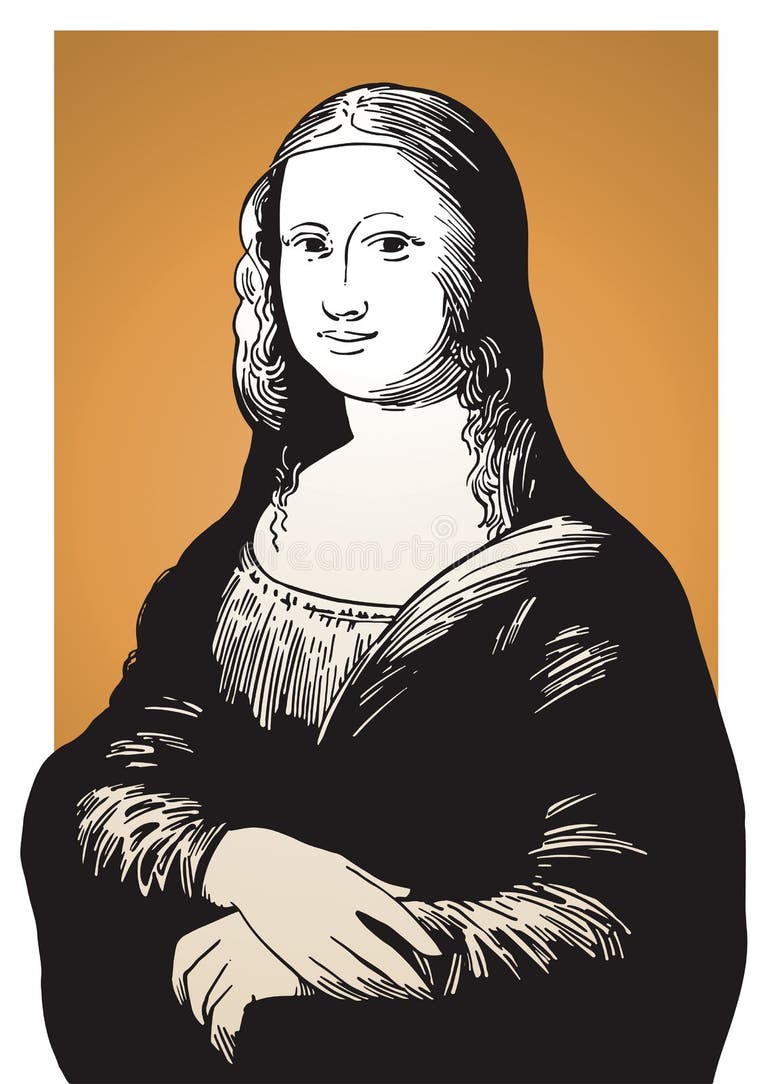 Mona Lisa Painting Stock Illustrations – 337 Mona Lisa Painting Stock ...