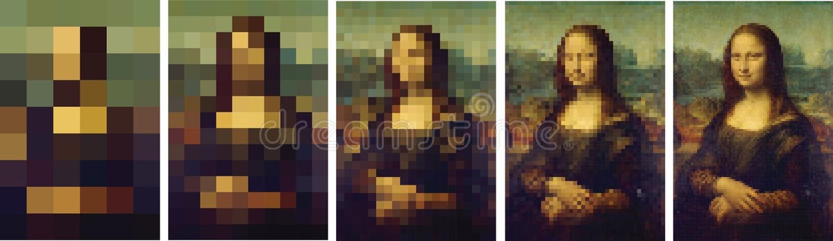 Mona Lisa Pixel Art 32x32 Stock Illustrations – 16 Mona Lisa Pixel Art ...