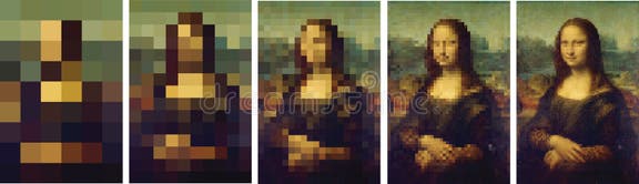 Mona Lisa Pixel Art 32x32 Stock Illustrations – 16 Mona Lisa Pixel Art ...