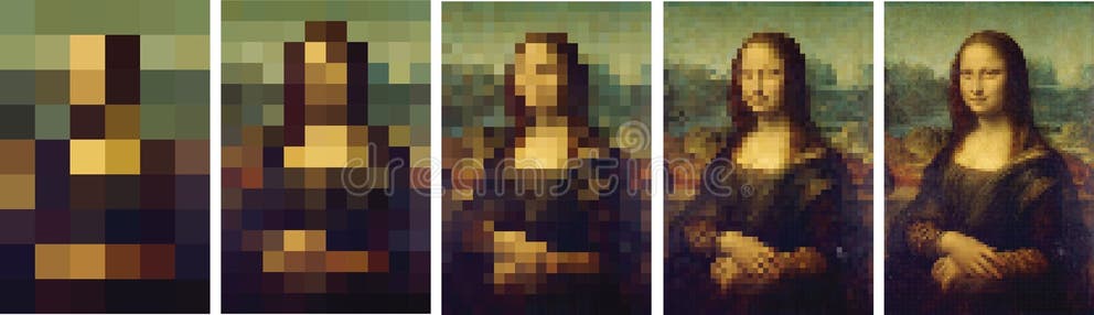 Mona Lisa Pixel Art 32x32 Stock Illustrations – 16 Mona Lisa Pixel Art ...