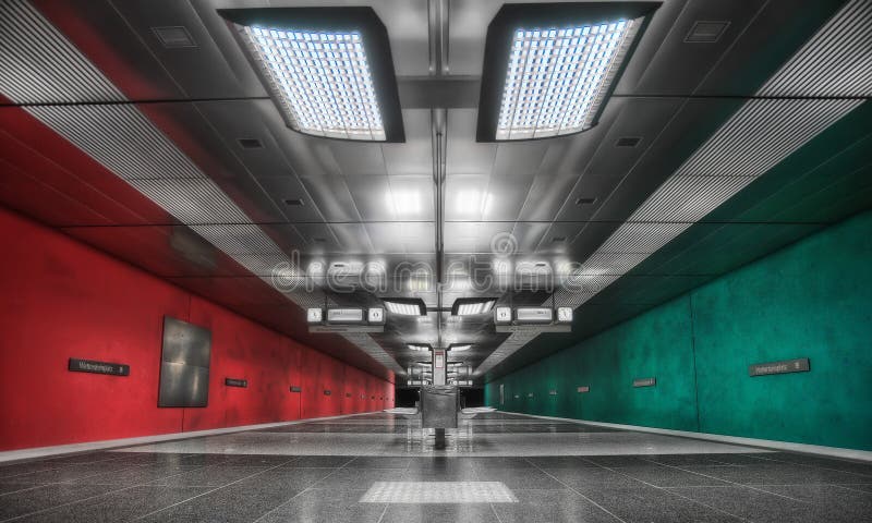 Monachium metro obraz editorial. Obraz złożonej z tubka - 104093510