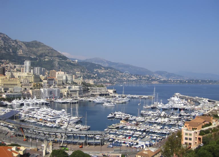 Monaco stock photo. Image of quayside, shipyard, pier - 18025876