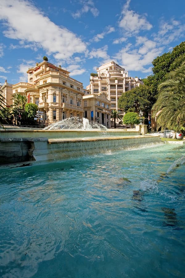Monaco stock photo. Image of avenue, modern, blue, palm - 23248508