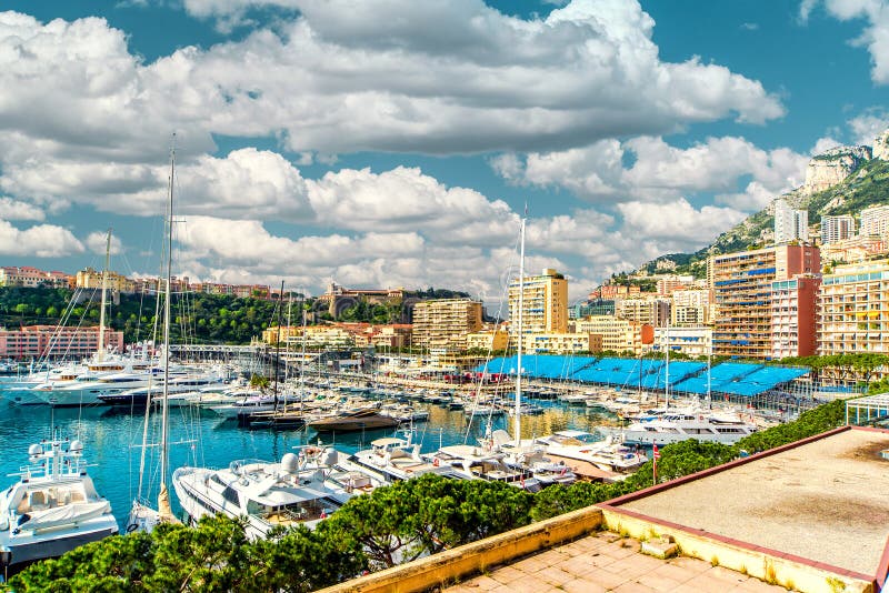 Monaco stock photo. Image of landscape, building, houses - 30851058