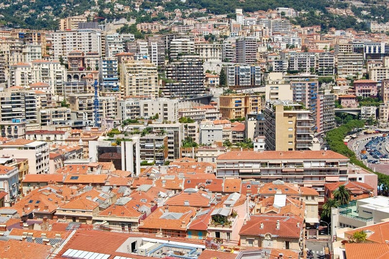 Monaco area view stock photo. Image of famous, apartment - 12738614