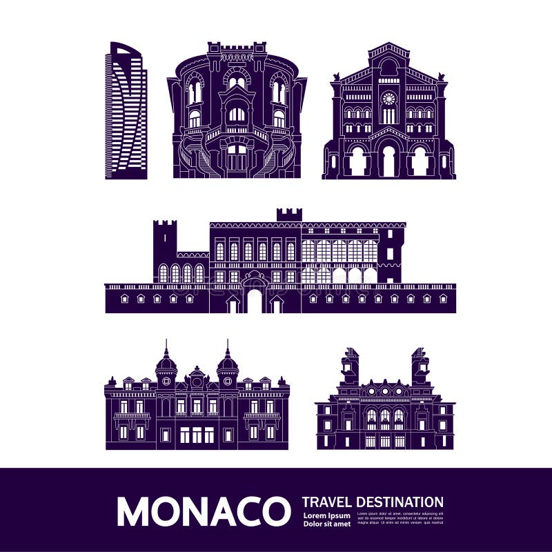 Monaco Grand Prix Race Track for Formula 1 or F1. Detailed Racetrack or ...
