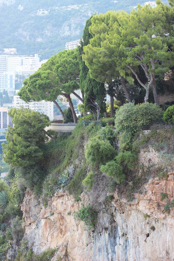 Monaco stock photo. Image of rock, people, roofs, sightseeing - 44444770