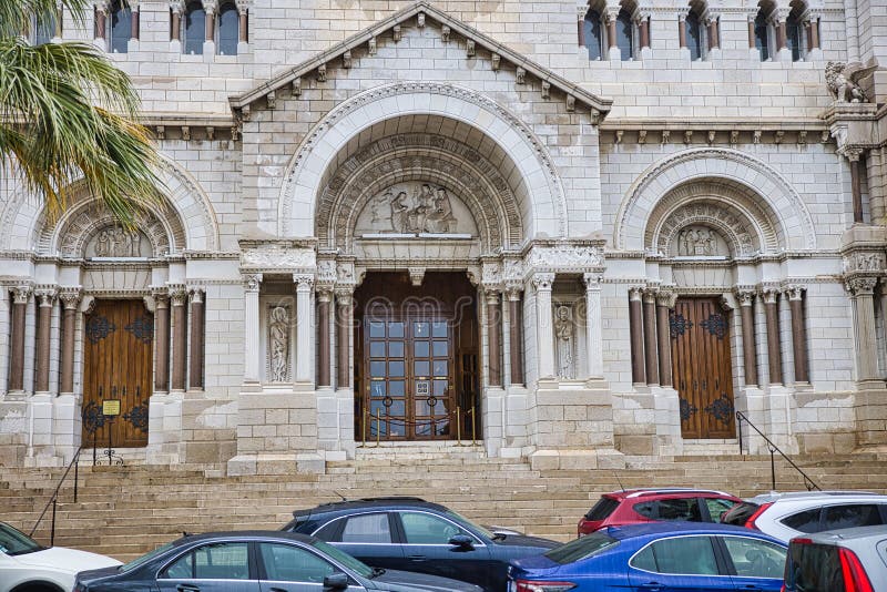 Monaco Cathedral editorial photo. Image of roman, marble - 255233681