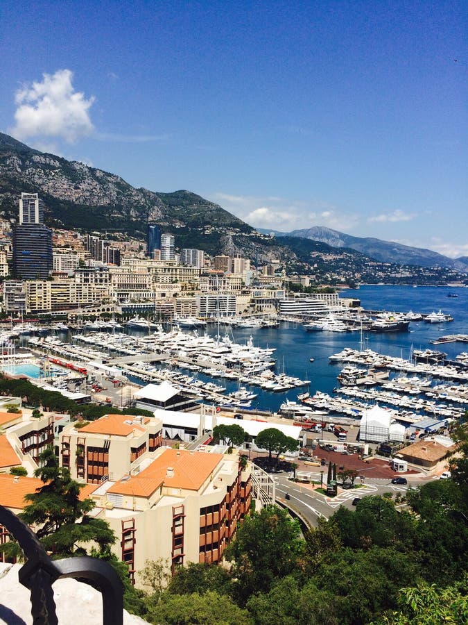 Monaco coast stock image. Image of horizon, harbor, french - 3963063