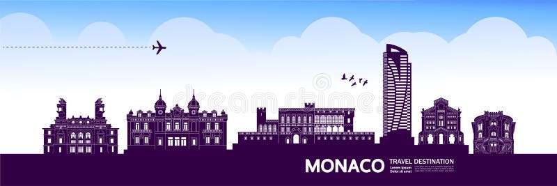 Monaco Grand Prix Race Track for Formula 1 or F1. Detailed Racetrack or ...