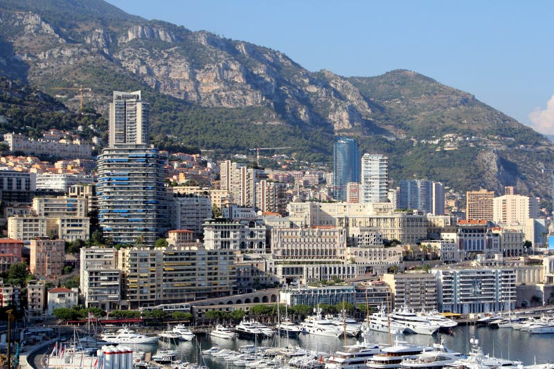Monaco, Europe. editorial photo. Image of exterior, dusk - 67560011