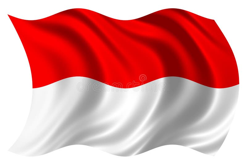 Monaco flag isolated stock illustration. Illustration of ethnic - 4717228