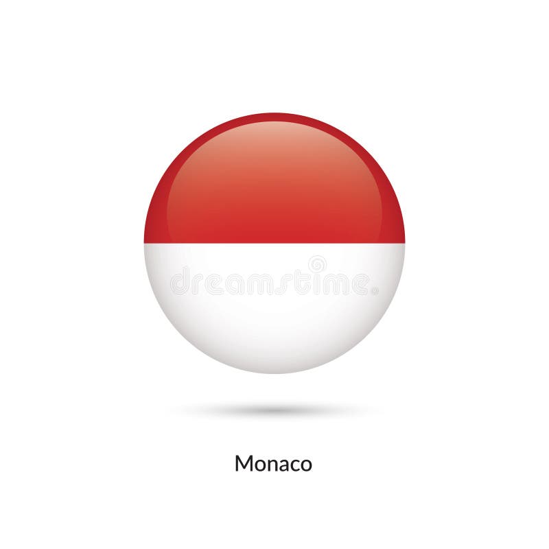 Monaco Flag Round Stock Illustrations – 289 Monaco Flag Round Stock ...