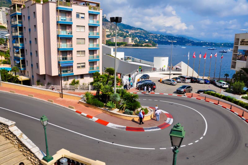 Monaco grand prix circuit editorial image. Image of engine - 30427175