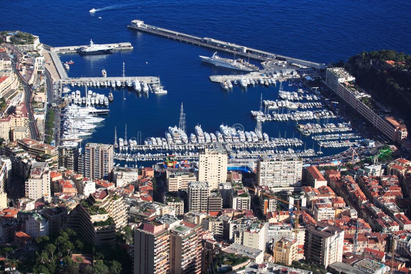Monaco Harbor, French Riviera Stock Photo - Image of europe, port: 3825716
