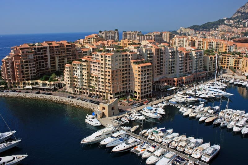 Monte Carlo Monaco Marina Bay View Stock Image - Image of carlo ...