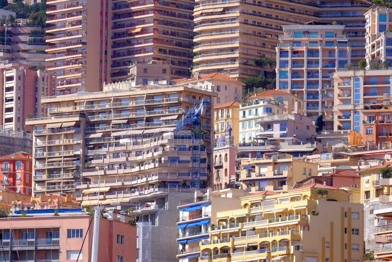 Monaco homes stock image. Image of houses, flats, carlo - 90434669