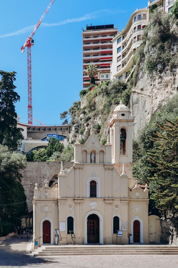 Sainte-Devote Chapel in Monaco Editorial Photo - Image of principality ...
