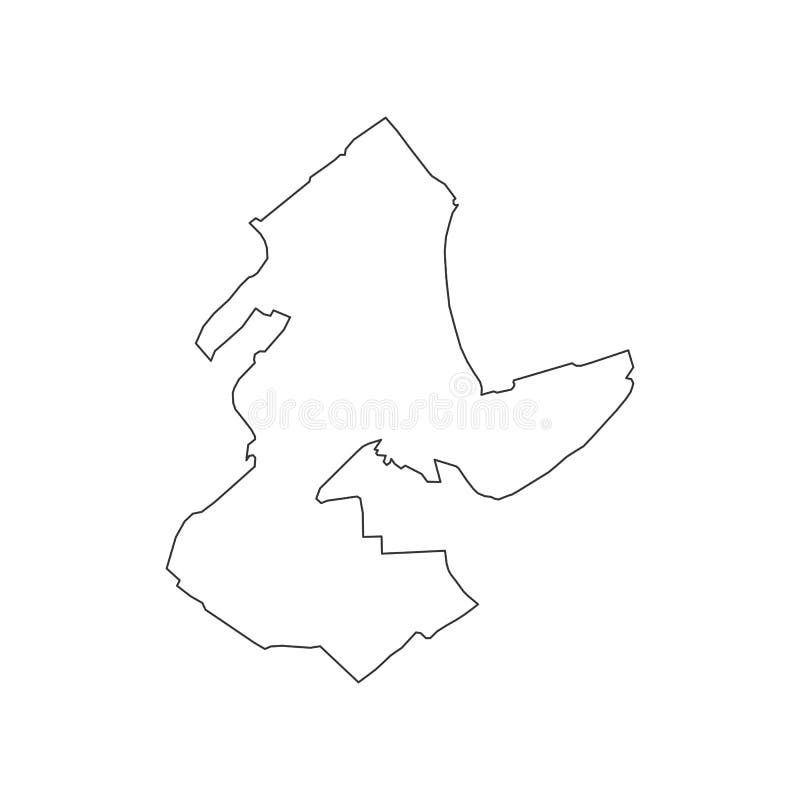 Monaco map outline stock vector. Illustration of monaco - 95014487