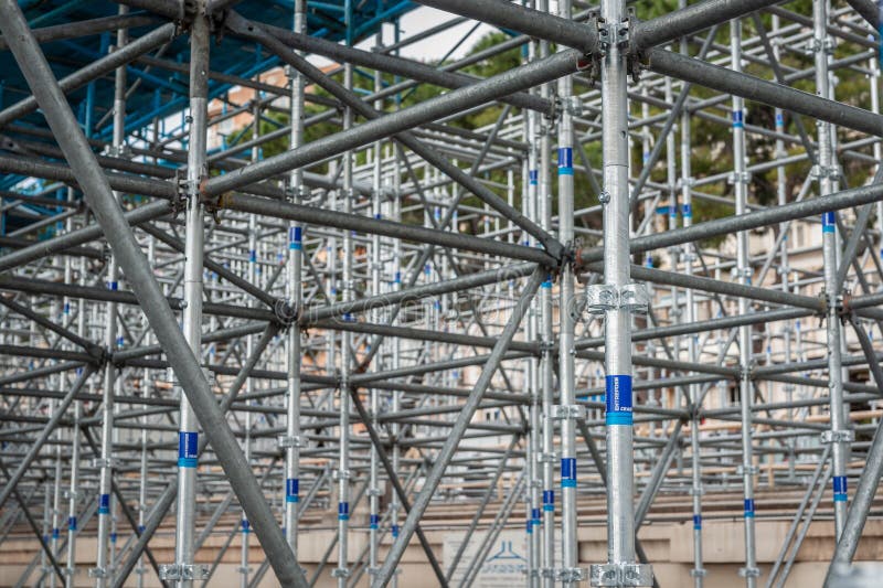 Steel Structural Pattern of Under Event Stand Scaffolding Monaco ...