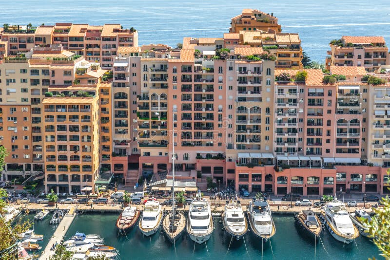 Monaco Monte Carlo Sea View Stock Photo - Image of elite, harbour: 76266282