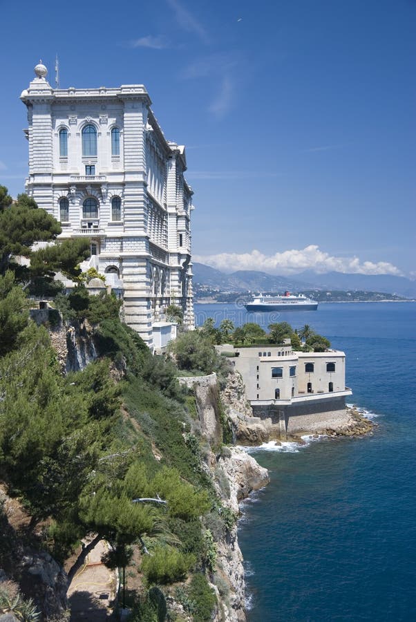 Oceanographic Museum, Monaco Stock Photo - Image of oceanographic ...