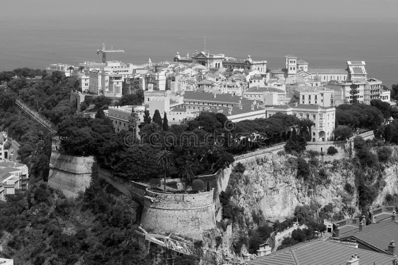 Monaco old city stock photo. Image of visit, architecture - 22948654