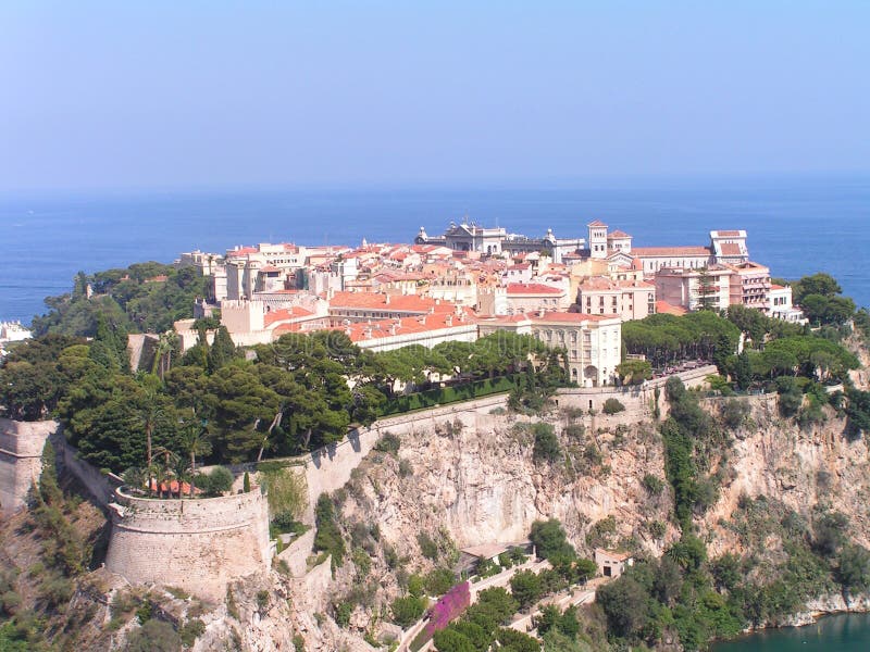 Monaco palace stock image. Image of coast, fortification - 13086851