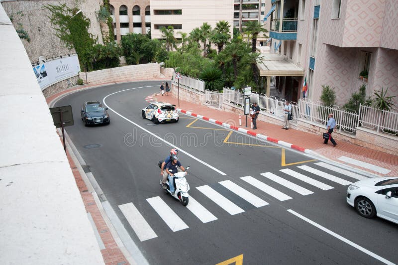 Monaco - Road of F1 Circuit Editorial Photography - Image of ...
