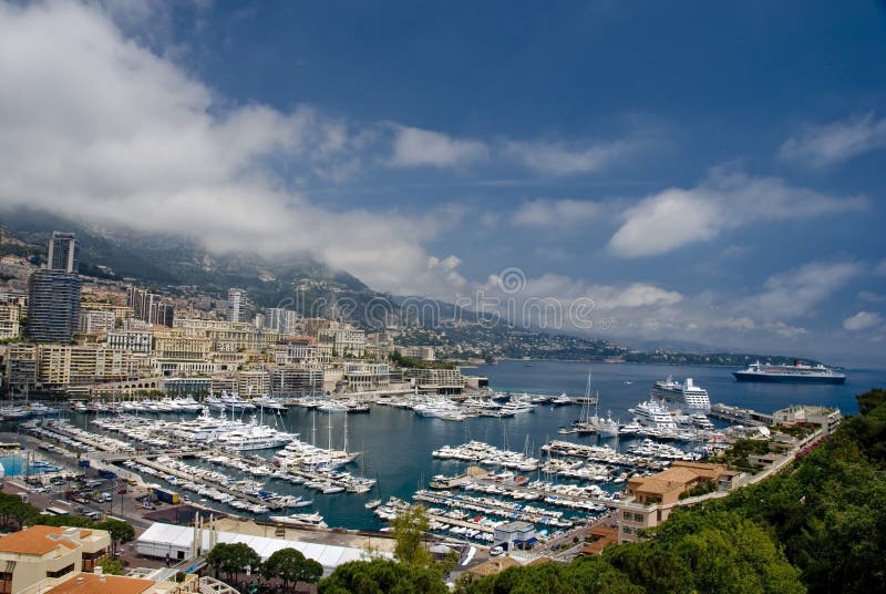 Monaco Scenery stock image. Image of nautical, monte, harbour - 6571495