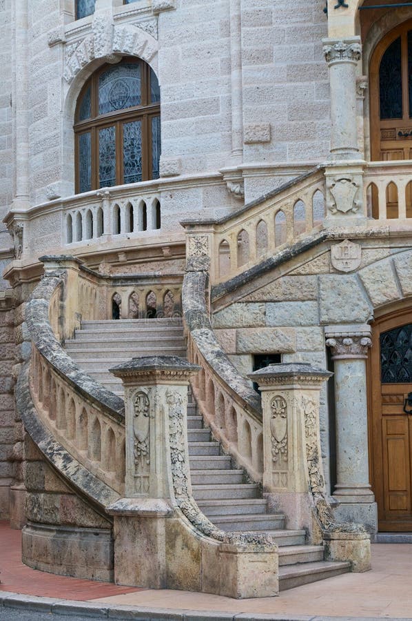 Monaco stair stock photo. Image of church, structure - 63017378