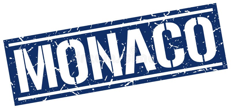 Monaco stamp stock vector. Illustration of stamp, travel - 120846263