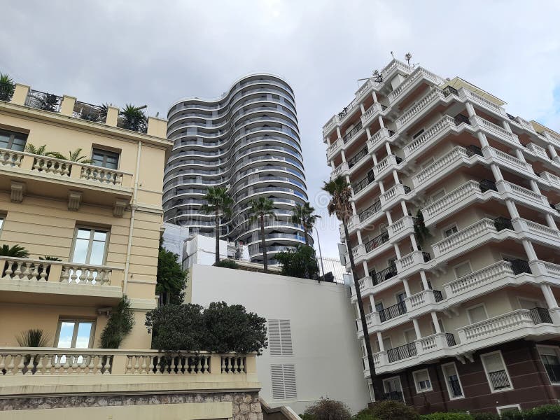 Monaco Tower House Metropolis Stock Image - Image of city, metropolis ...