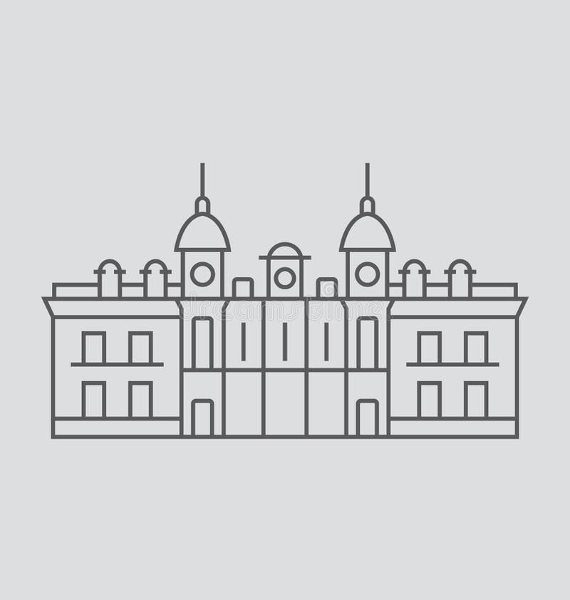 Monaco Vector Illustration stock illustration. Illustration of landmark ...