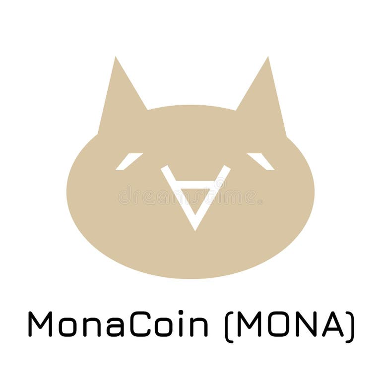 MonaCoin MONA Moneda Crypto Del Ejemplo Del Vector Ilustración del Vector - Ilustración de ...