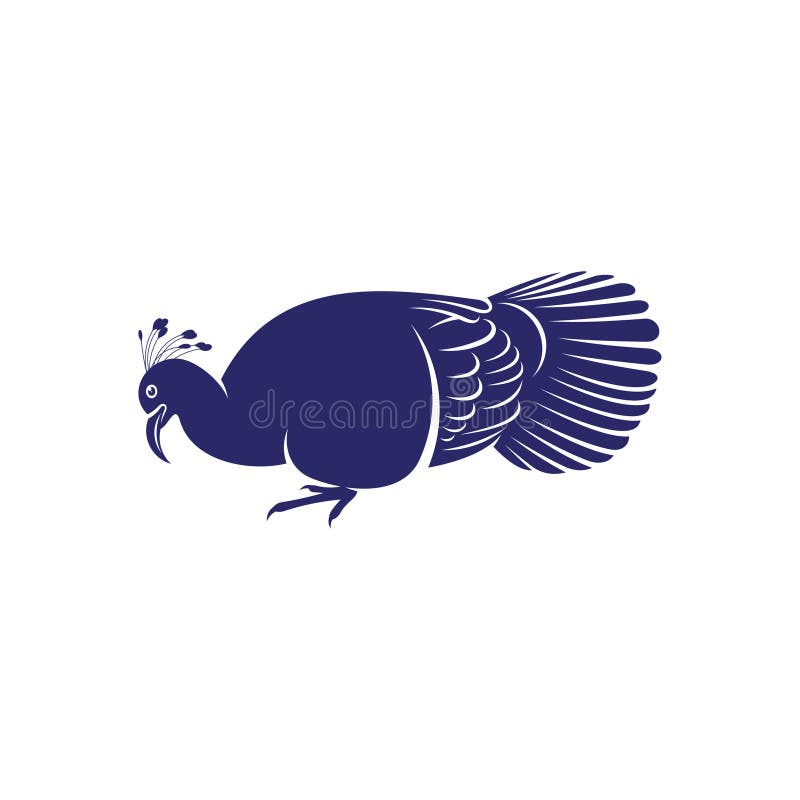 Monal Himalayan Design Vector Illustration. Monal Himalayan Silhouette ...